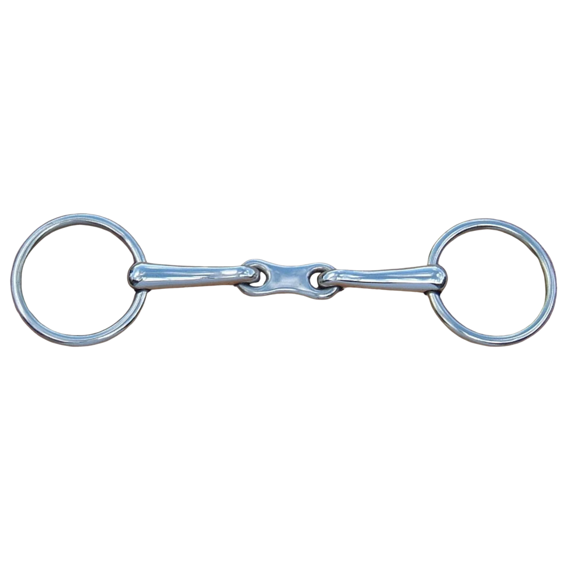 Buckley Bits Loose Ring French Bradoon Bit in Silver